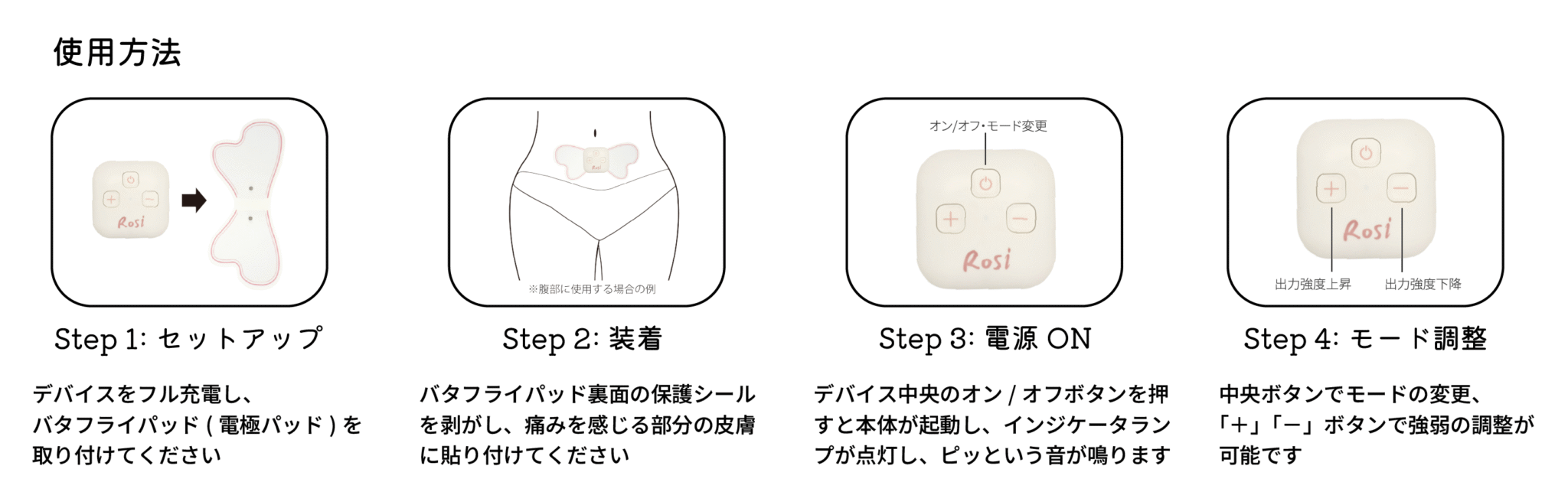 Rosi (ローシー) 痛み緩和デバイス - BIC Medical